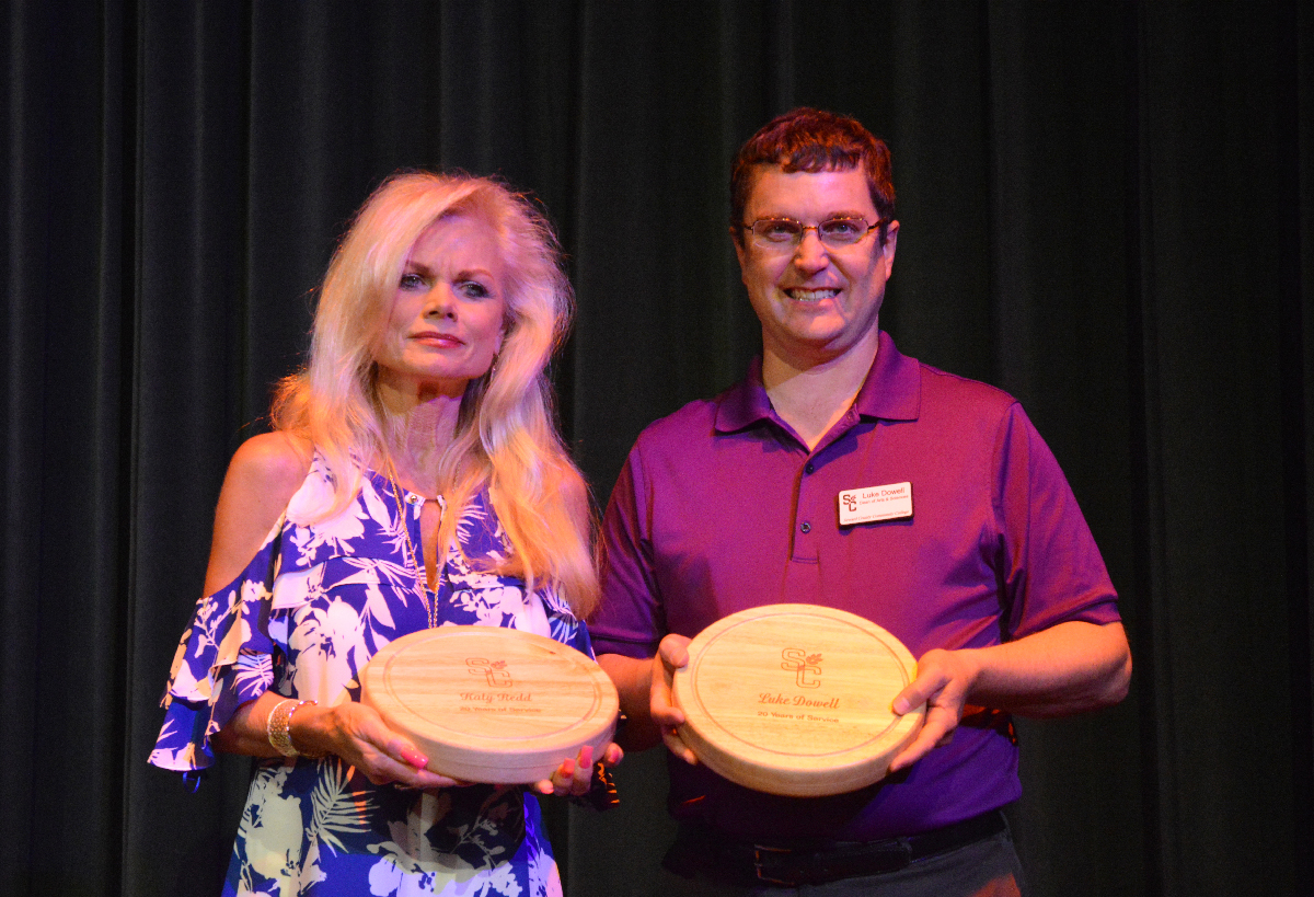 SCCC employees honored for years of service – SCCC News and Information