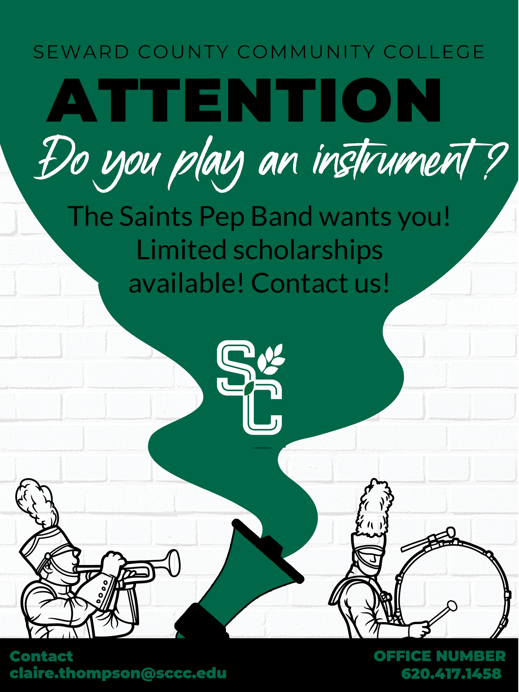 New SCCC instructor recruiting for Saints Pep Band | SCCC